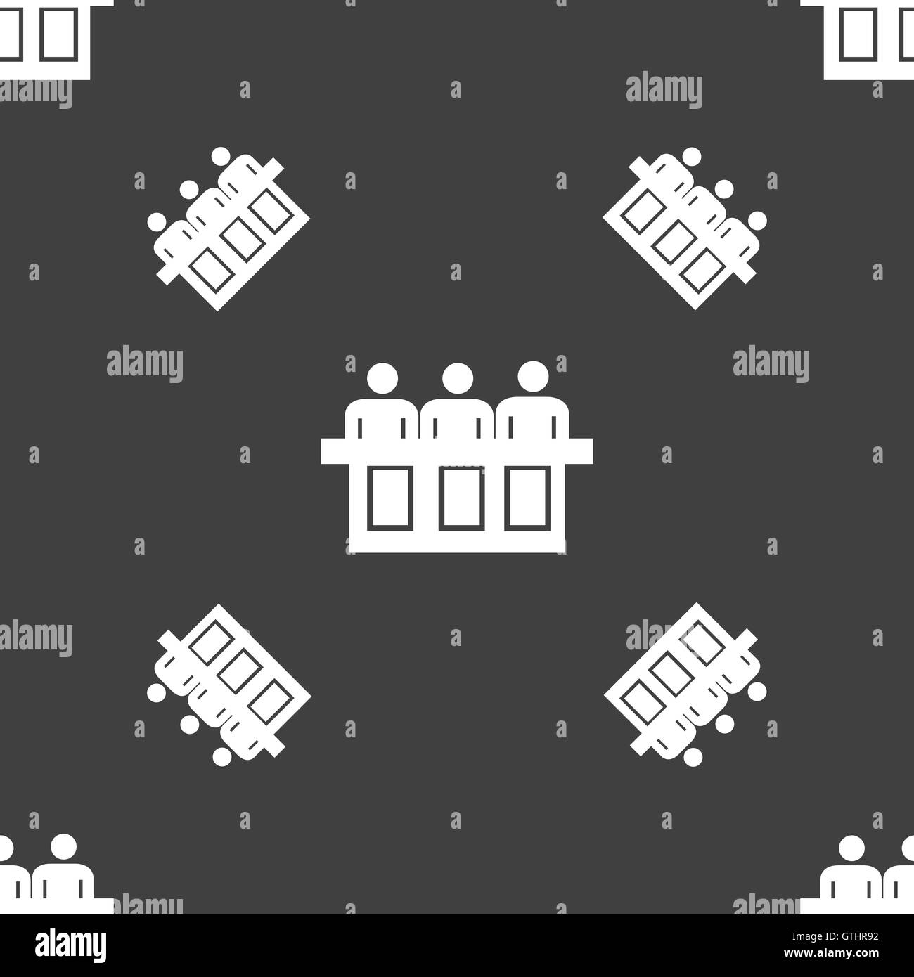 Image business meeting conference room Stock Vector Images - Alamy