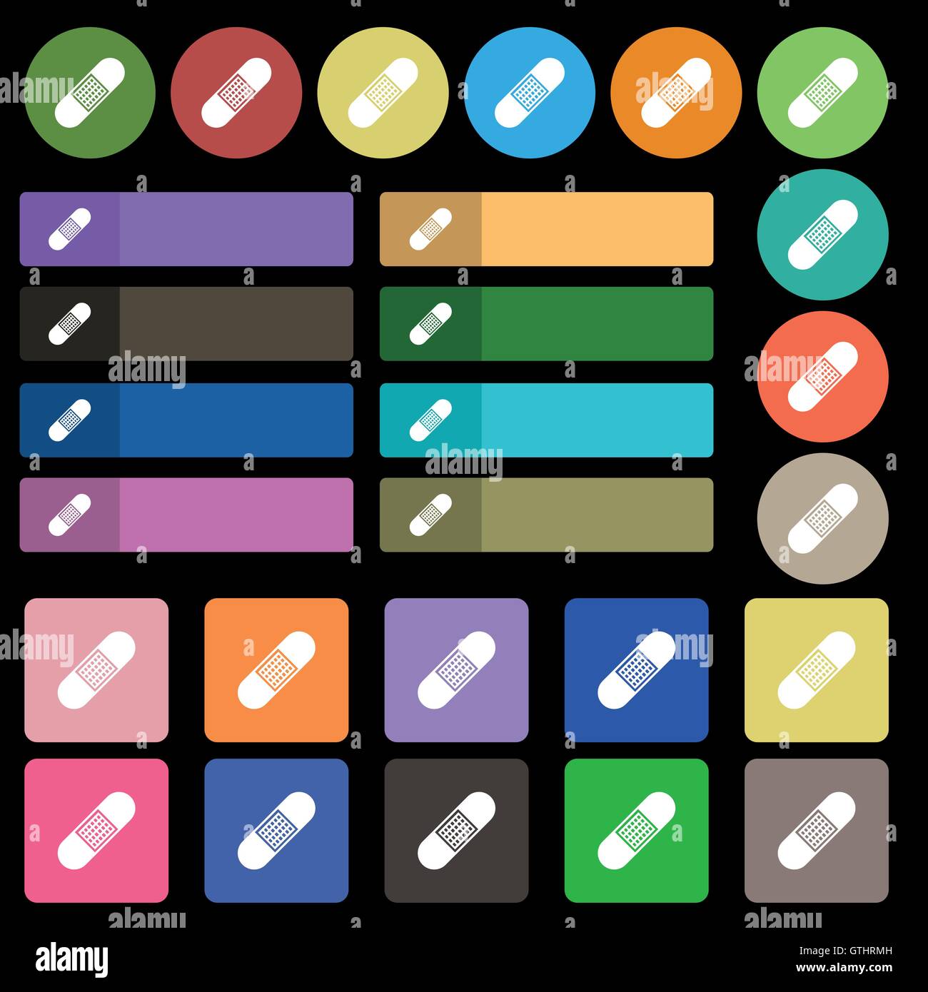 Bandaid cut Stock Vector Images - Alamy