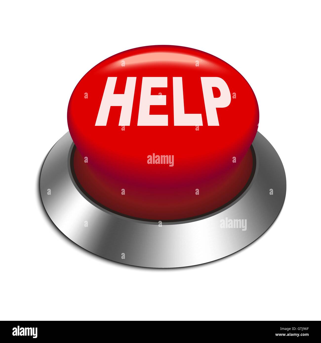 3d illustration of oops! button isolated white background Stock Vector ...