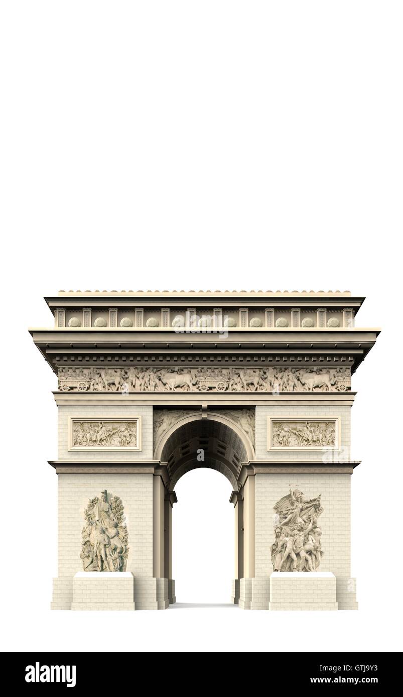 Arc de Triomphe 4 Stock Photo - Alamy