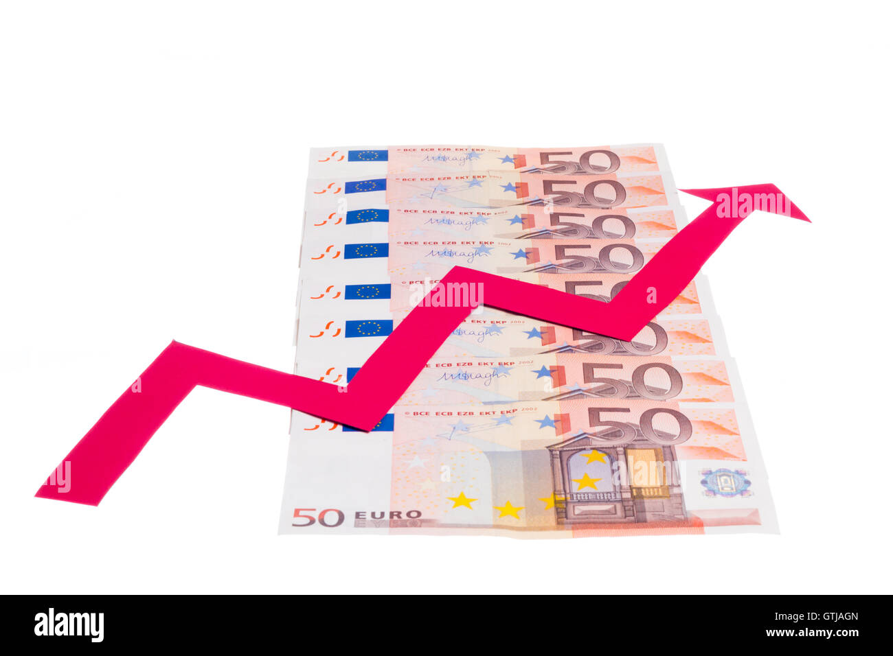 Growth value arrow Cut Out Stock Images & Pictures - Alamy