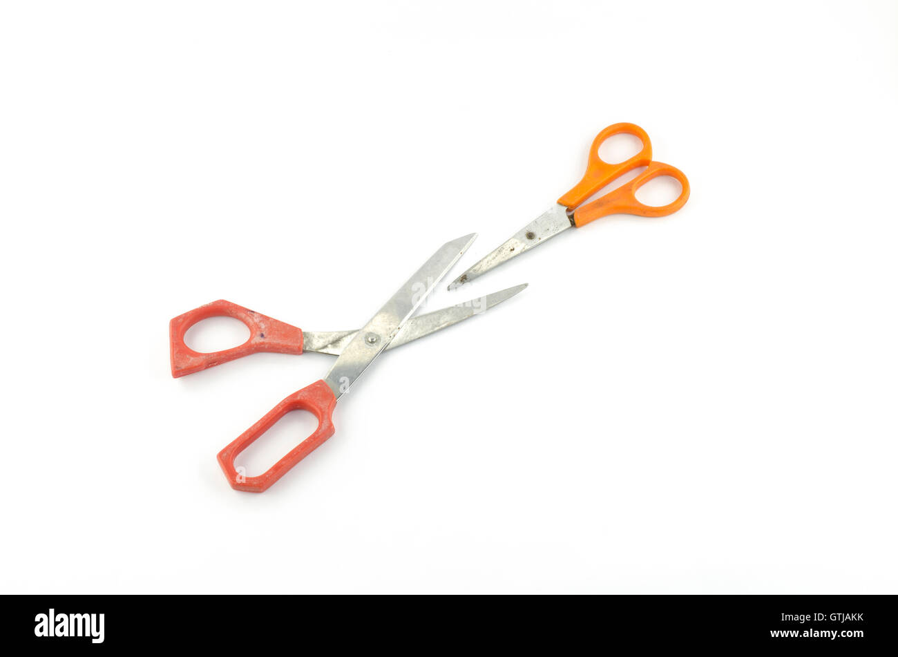 Scissors isolated with white background Stock Photo - Alamy