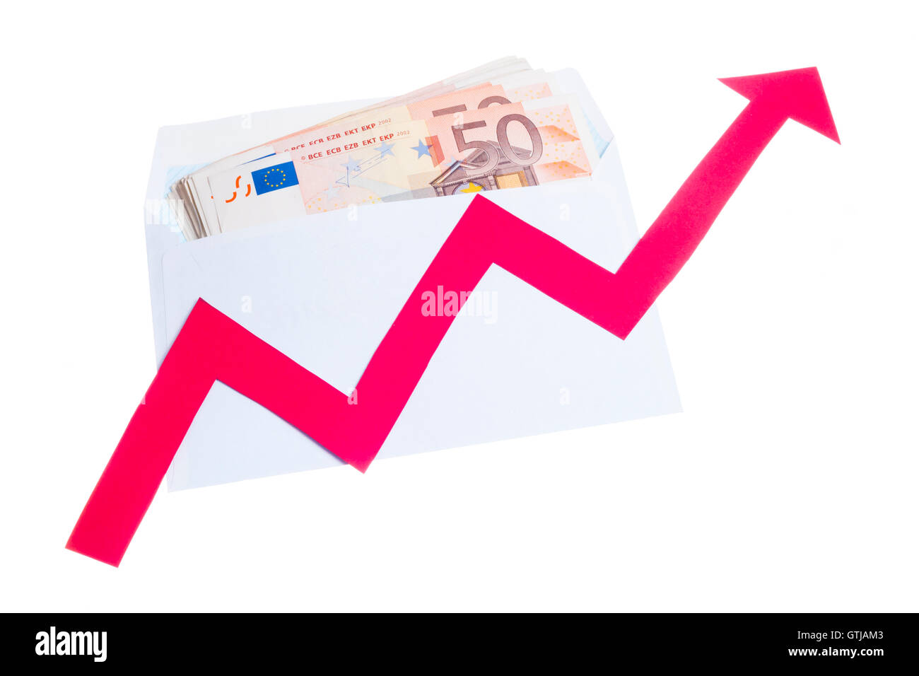 Growth value arrow Cut Out Stock Images & Pictures - Alamy