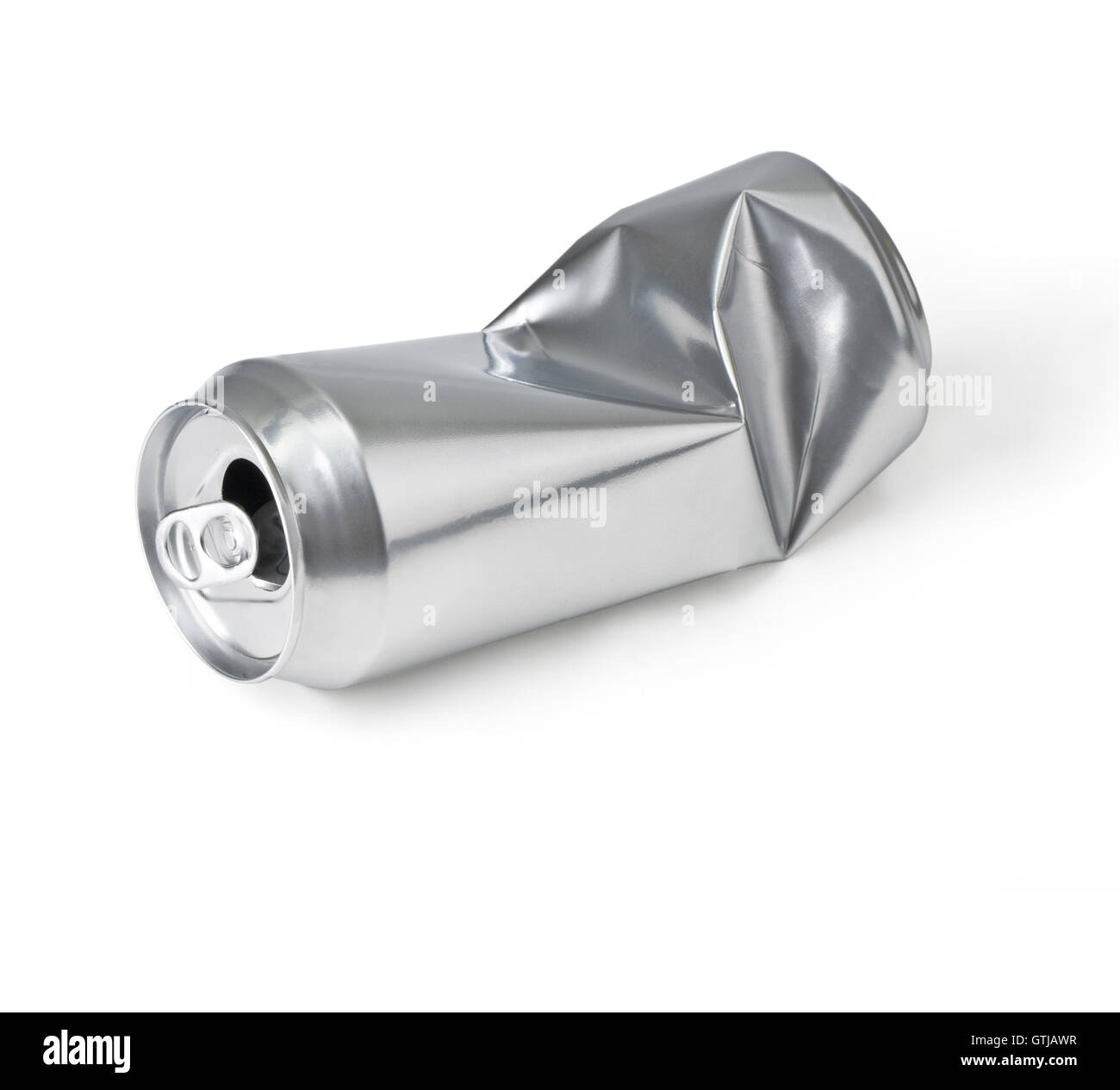 crumpled empty can Stock Photo - Alamy