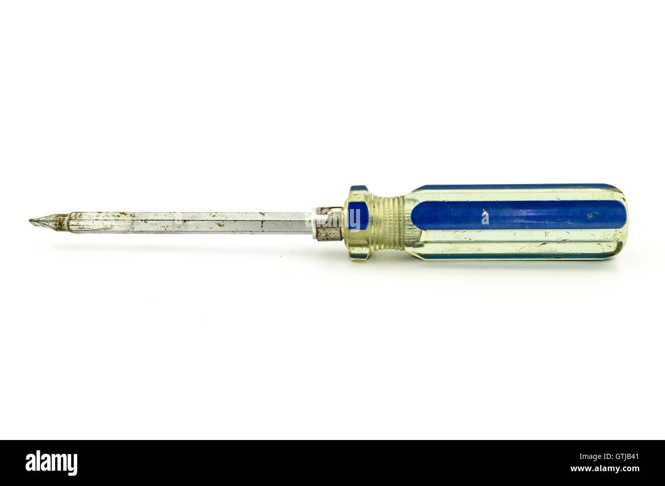 blue Screwdriver isolated on white background Stock Photo - Alamy