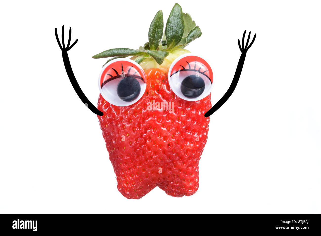 Strawberry cartoon Cut Out Stock Images & Pictures - Alamy