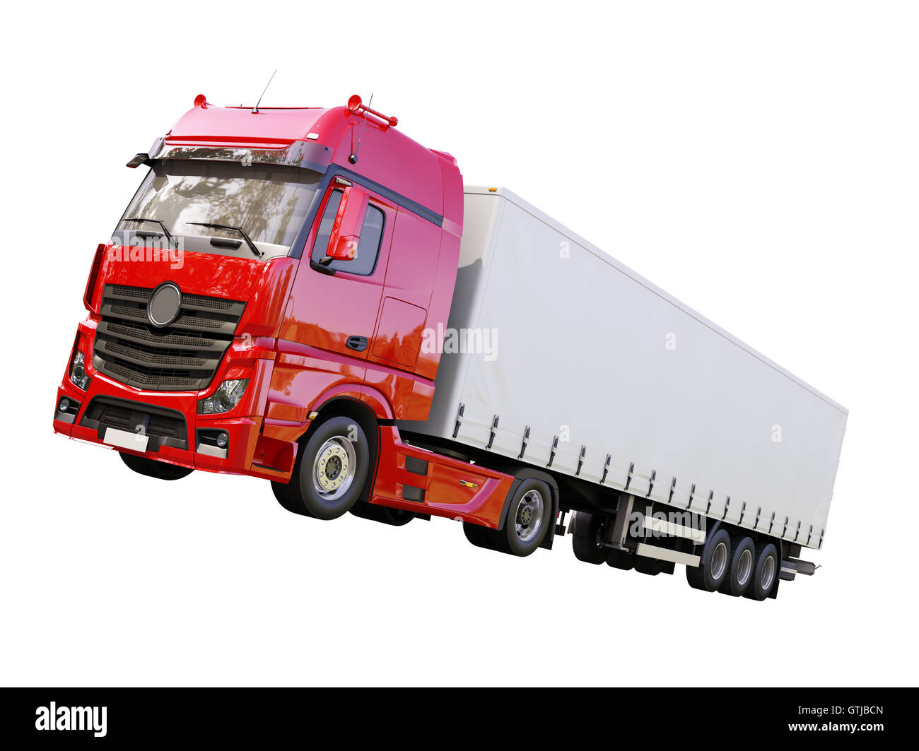 Cabover truck Cut Out Stock Images & Pictures - Alamy