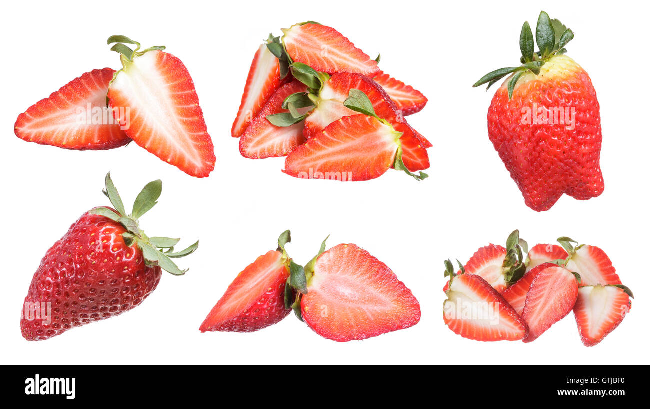 Collage group berries strawberries hi-res stock photography and images ...