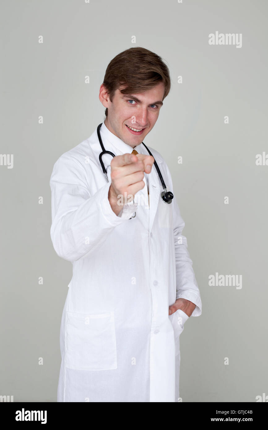 Studio portrait male doctor hi-res stock photography and images - Alamy