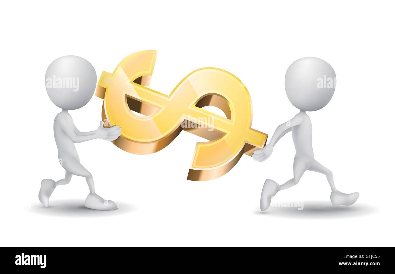 two people carried a Currency symbol Stock Vector Image & Art - Alamy