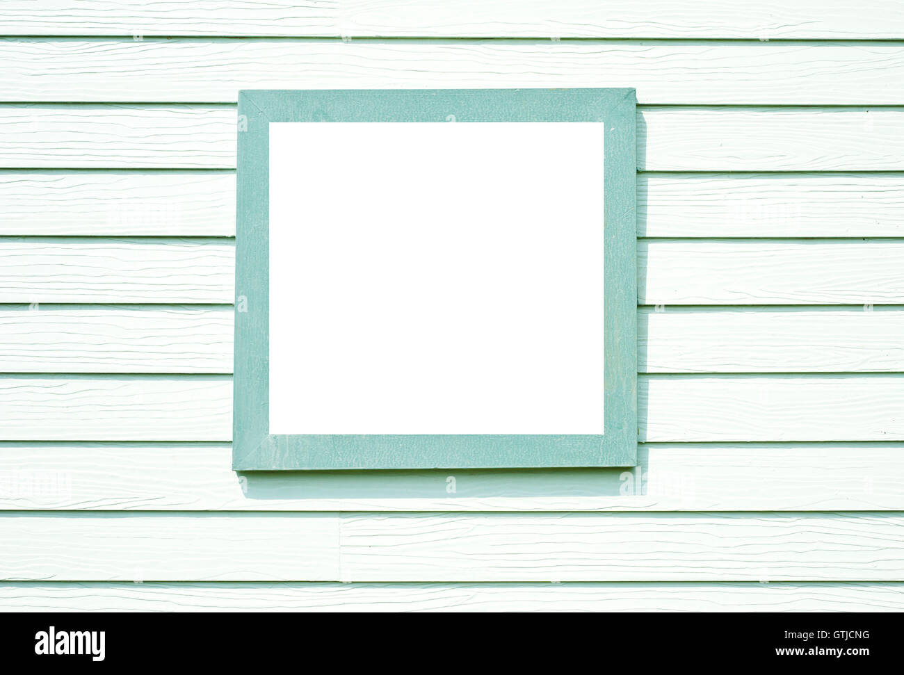 Green wood of wall with Green window frame Stock Photo - Alamy