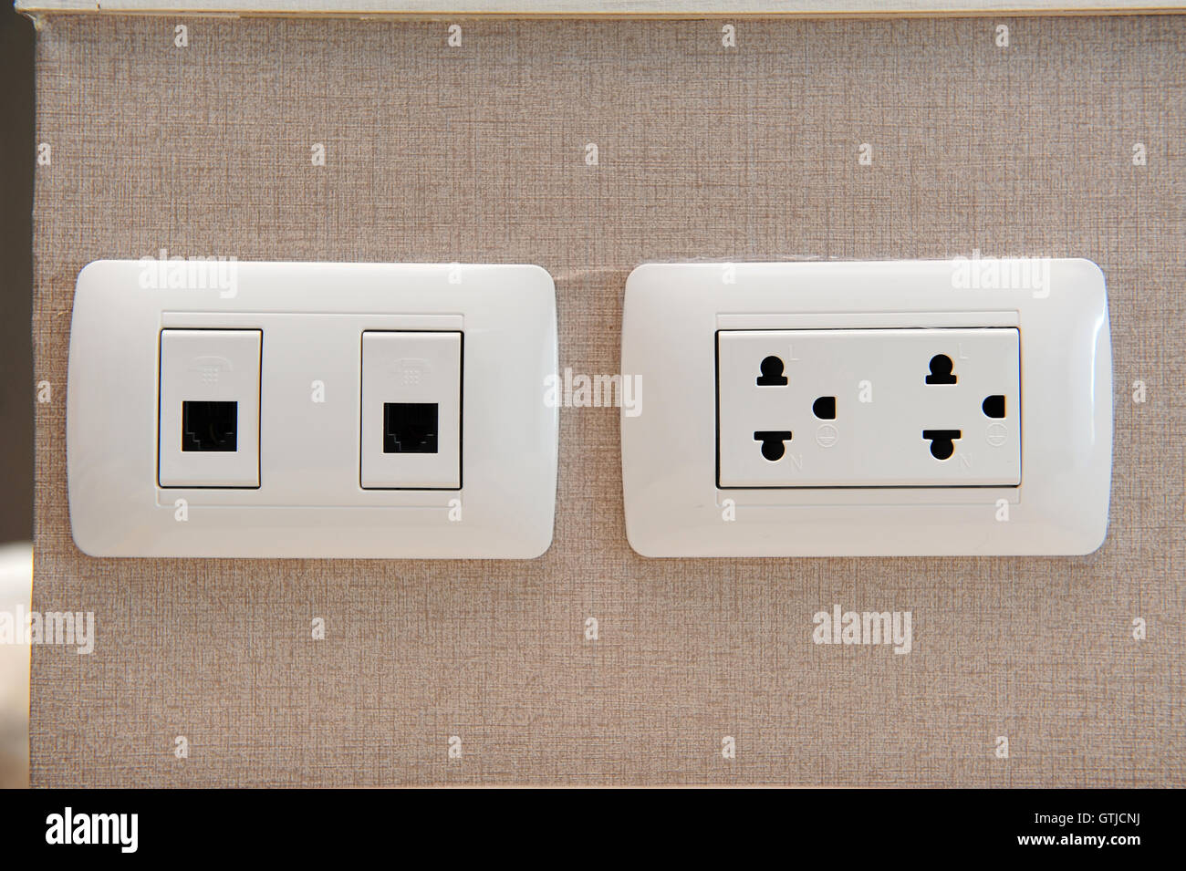 Network Connection Plug Stock Photo - Alamy