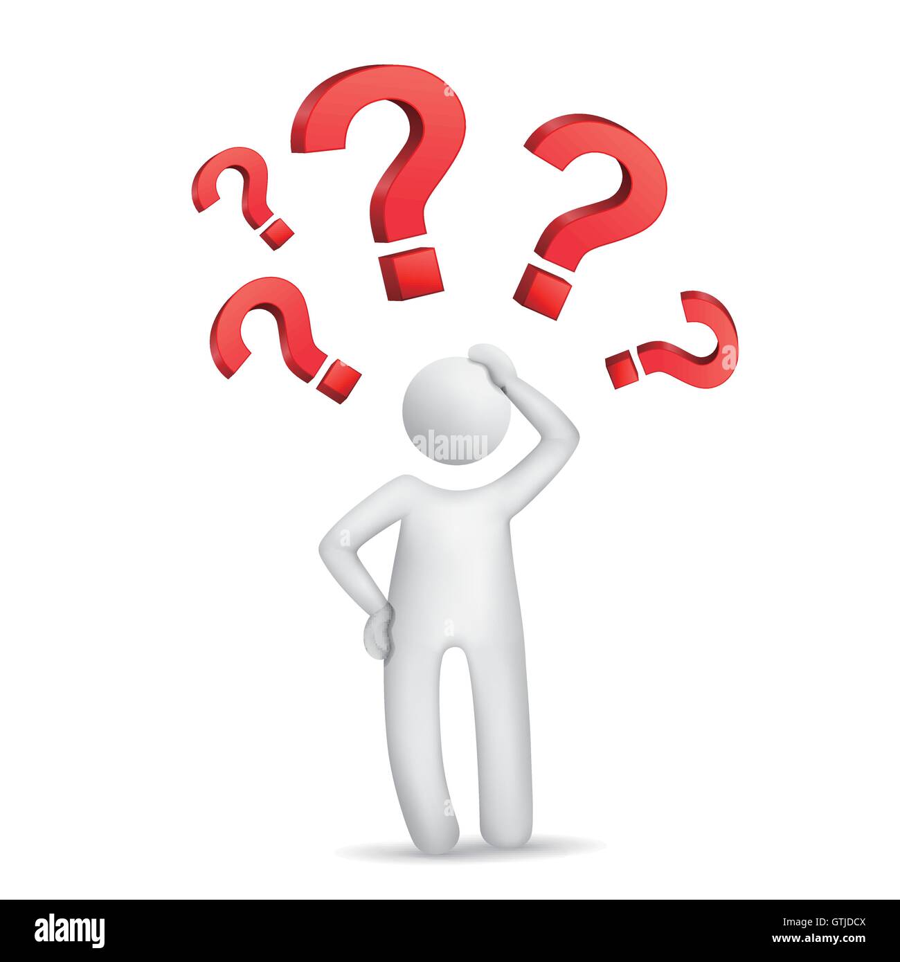 Confused model Stock Vector Images - Alamy