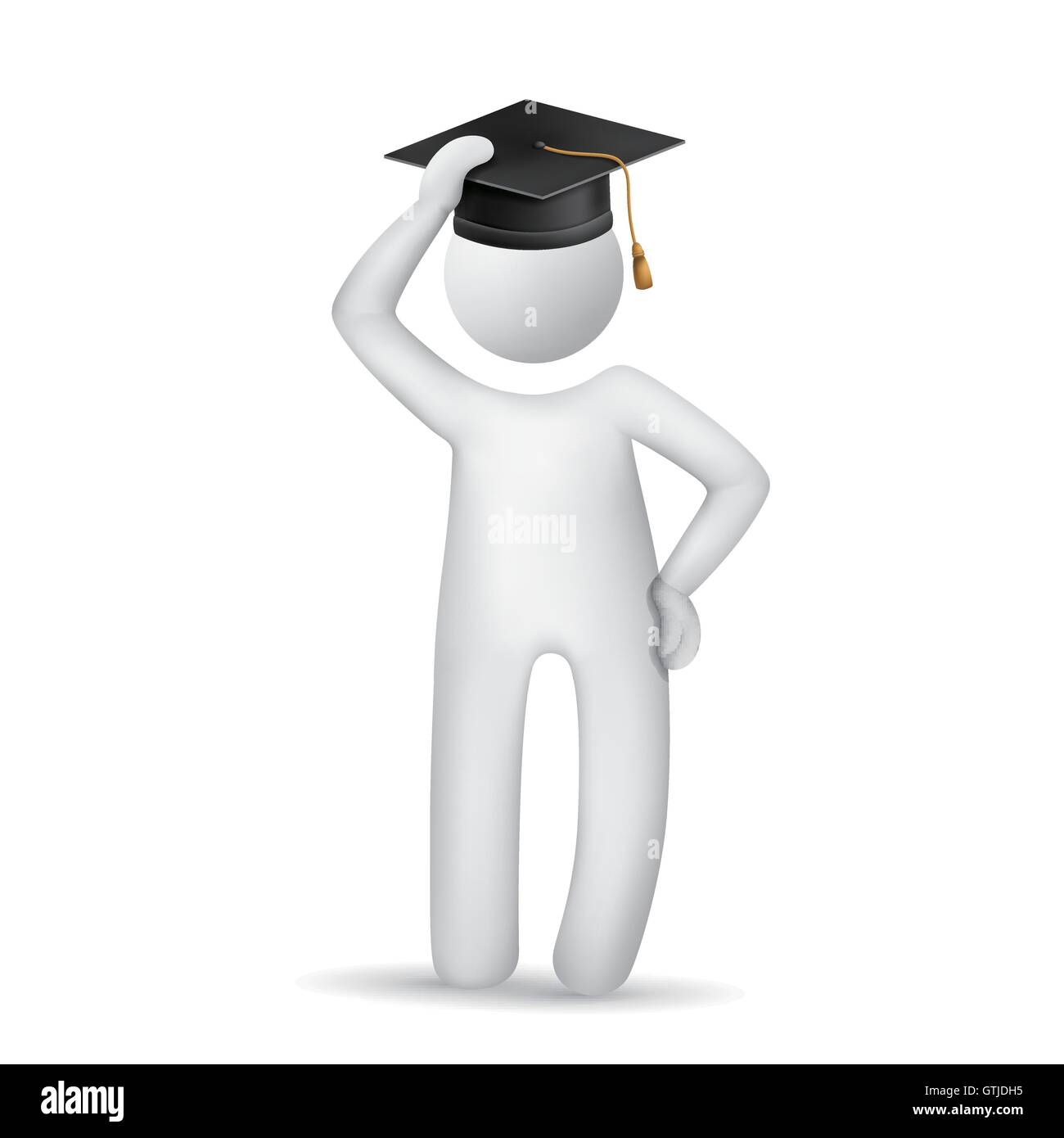 Thinking cap Stock Vector Images - Alamy