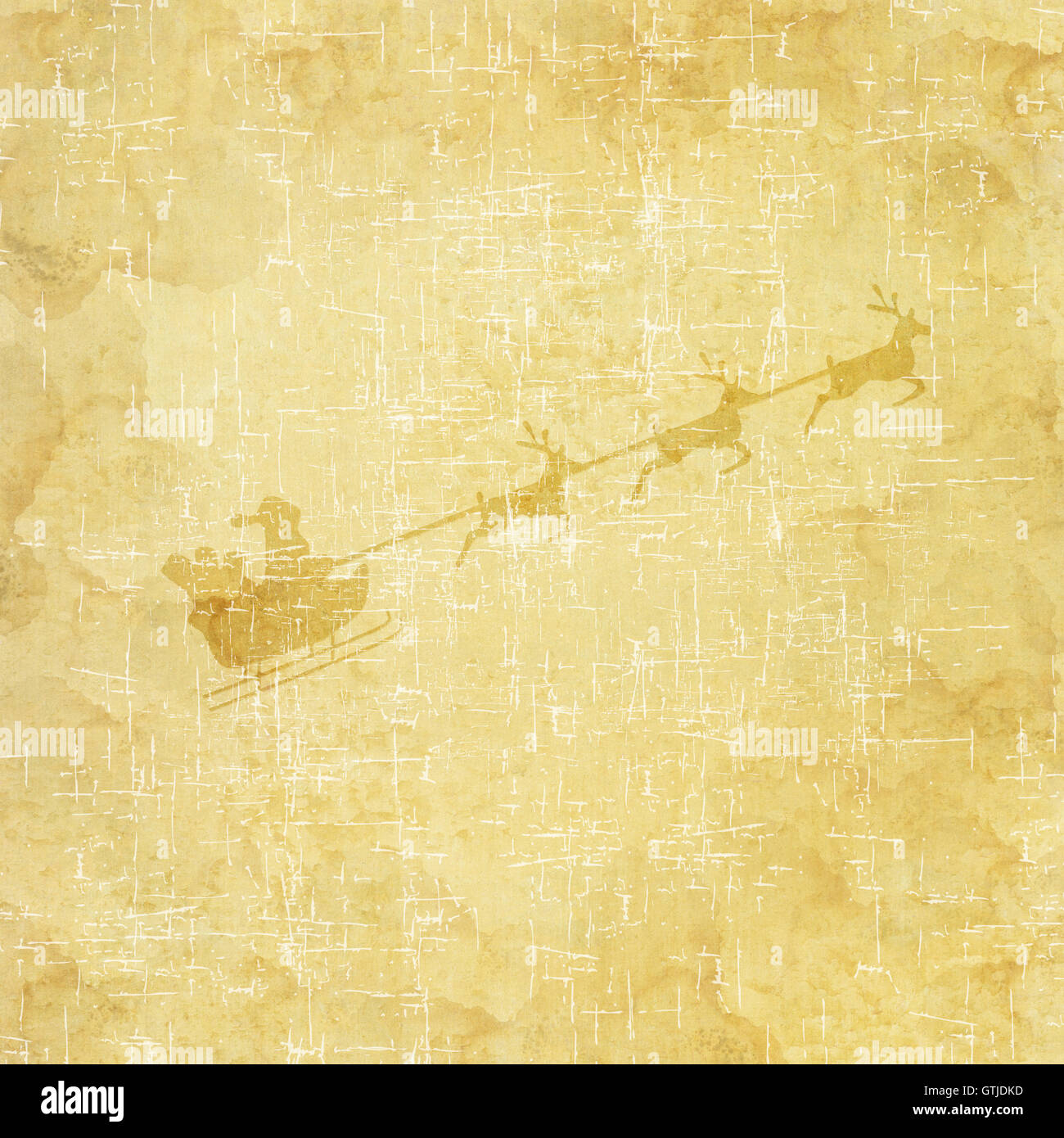 Santa of christmas on old paper background Stock Photo - Alamy