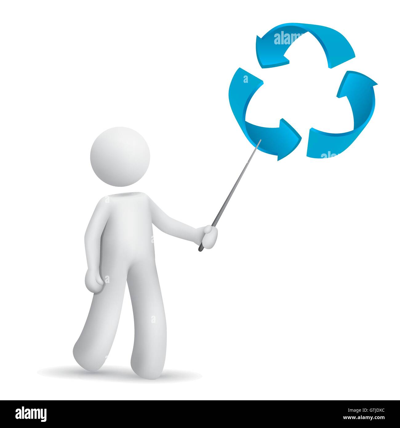 Recycle Man Icon