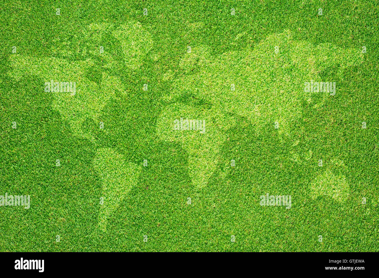 Word map on green grass texture and background Stock Photo - Alamy
