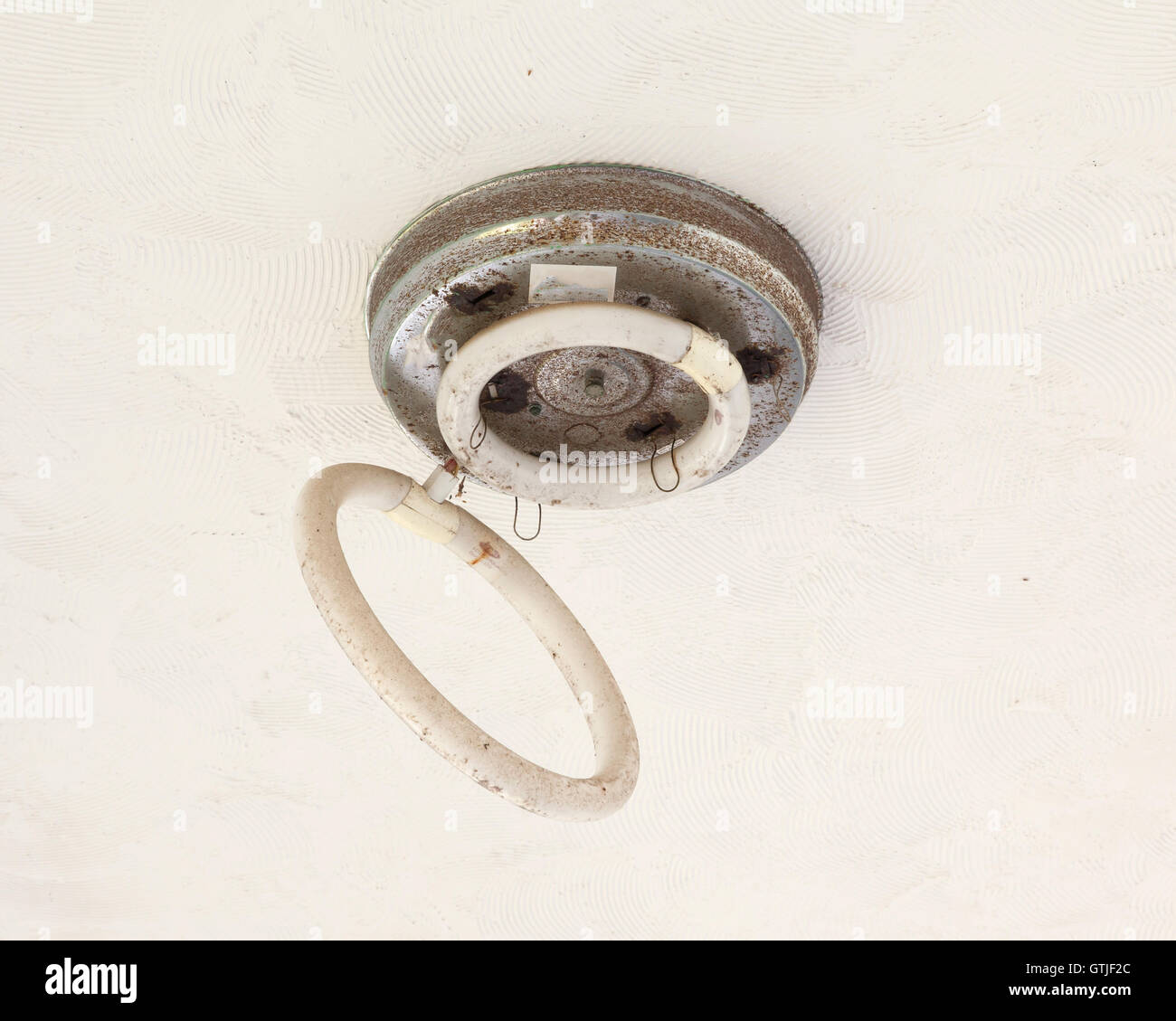 Rusted broken lamp Stock Photo - Alamy