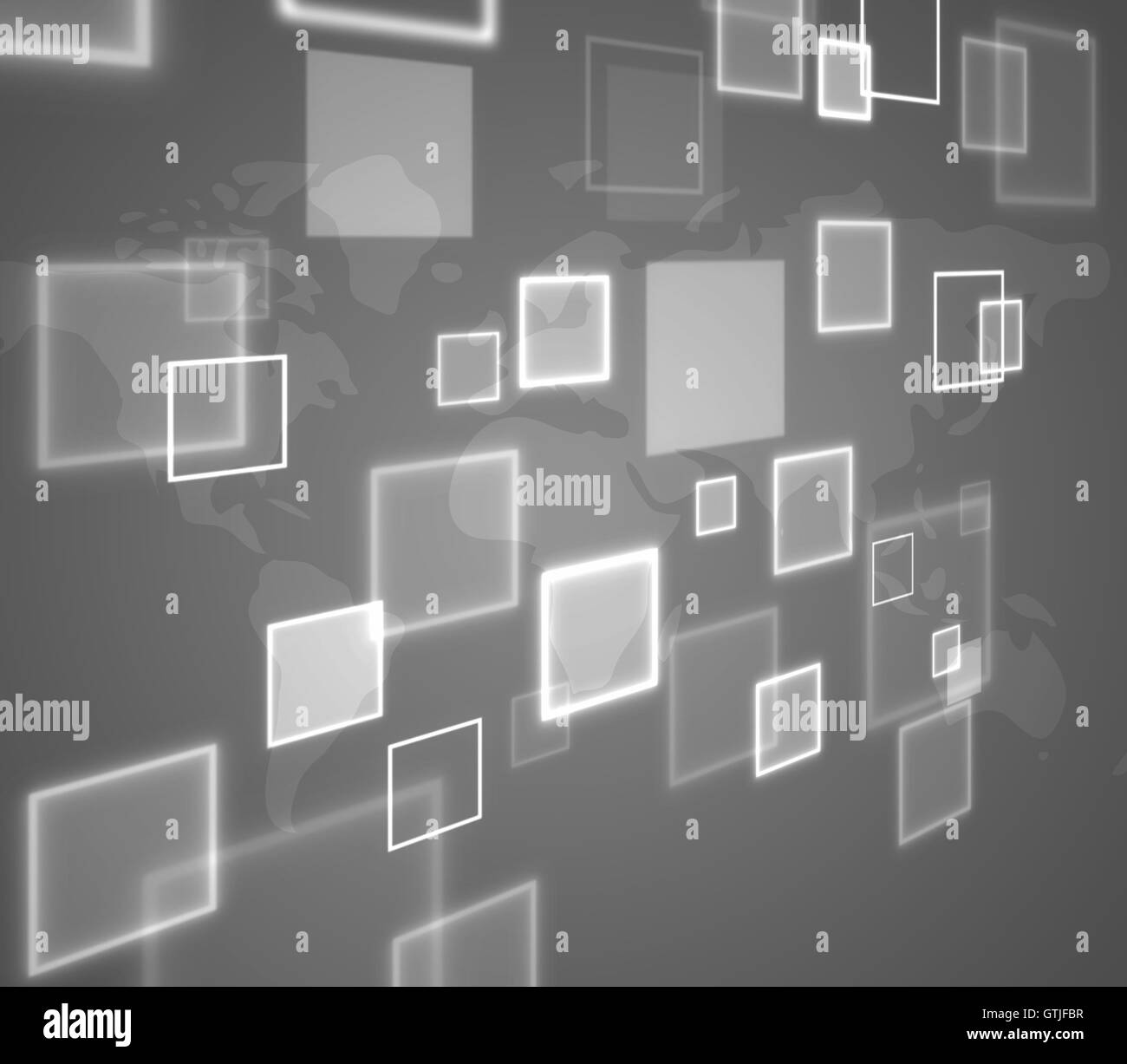 Virtual touch screen Black and White Stock Photos & Images - Alamy
