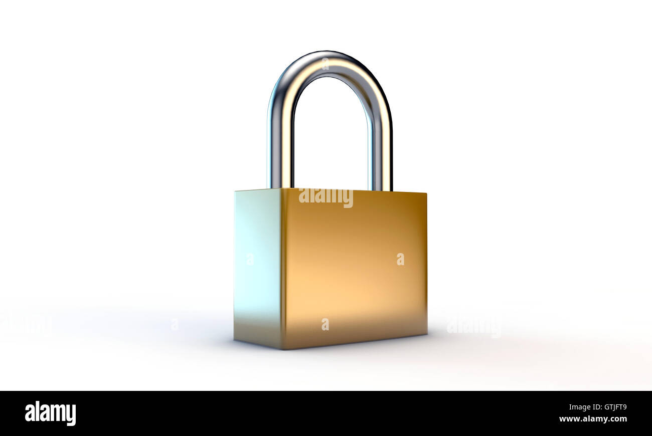 Pad lock Cut Out Stock Images & Pictures - Alamy