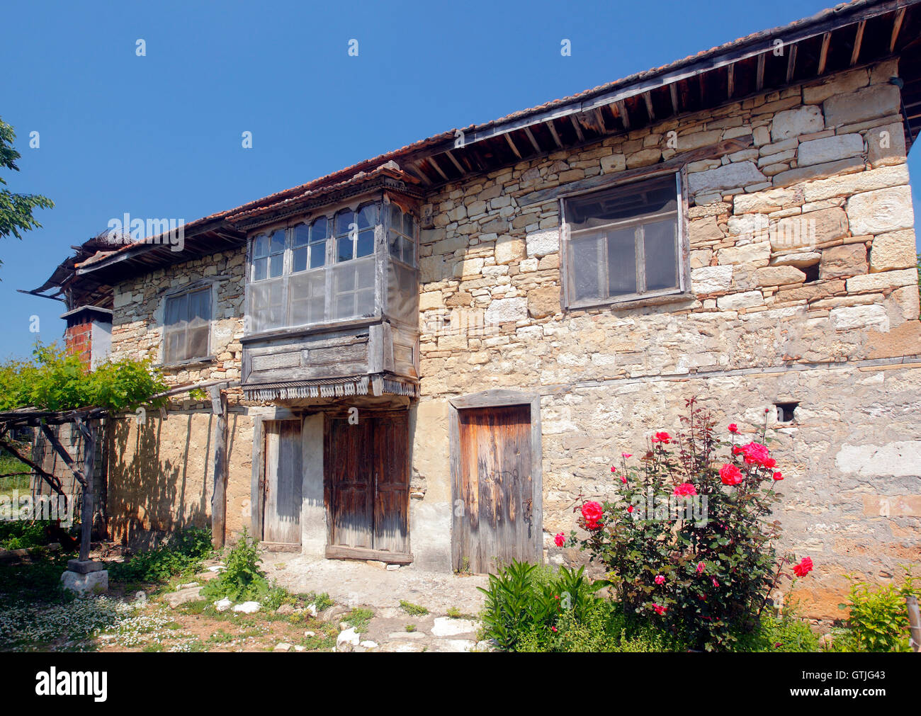 old stone house Stock Photo - Alamy