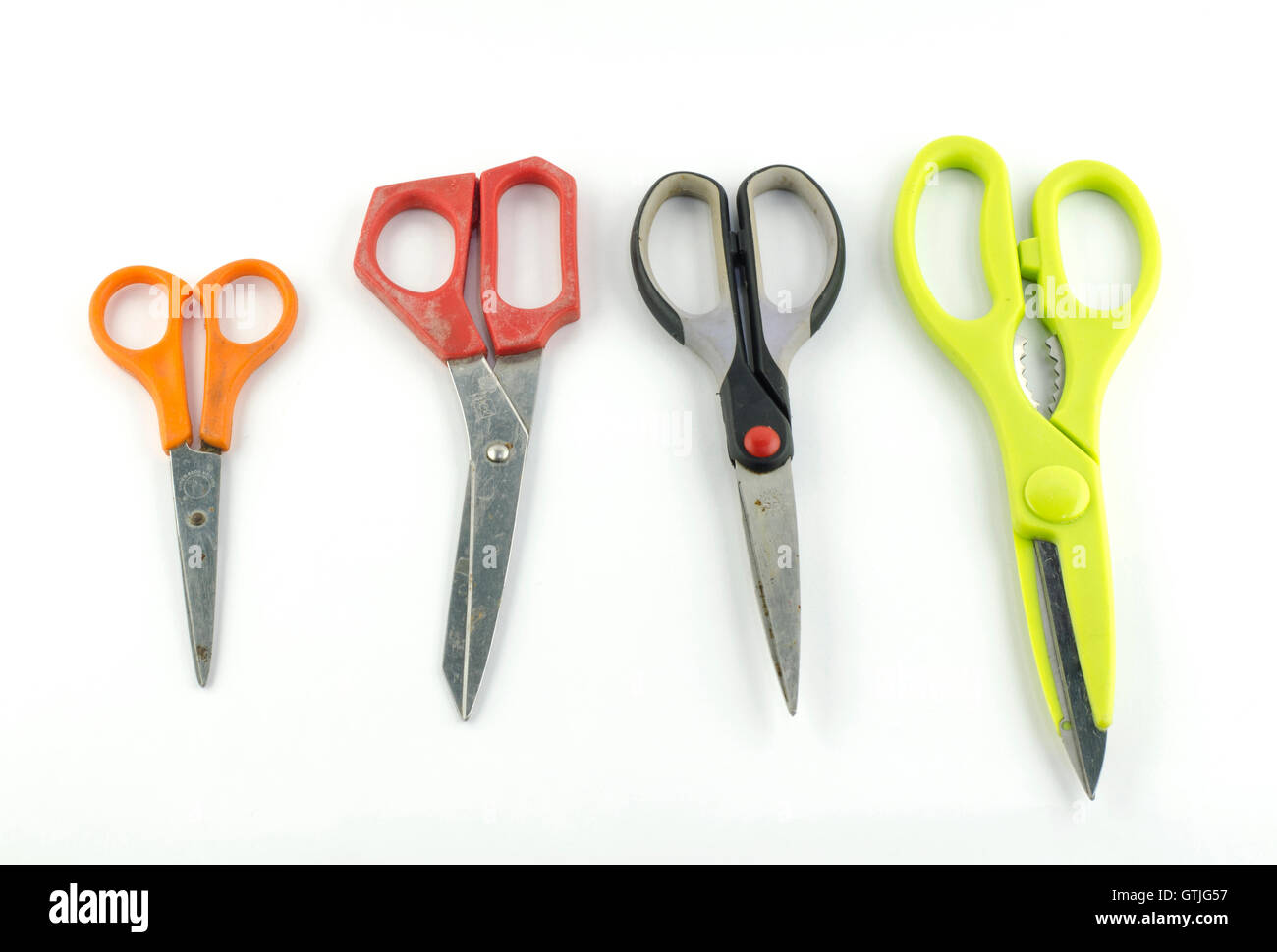 Scissors isolated with white background Stock Photo - Alamy