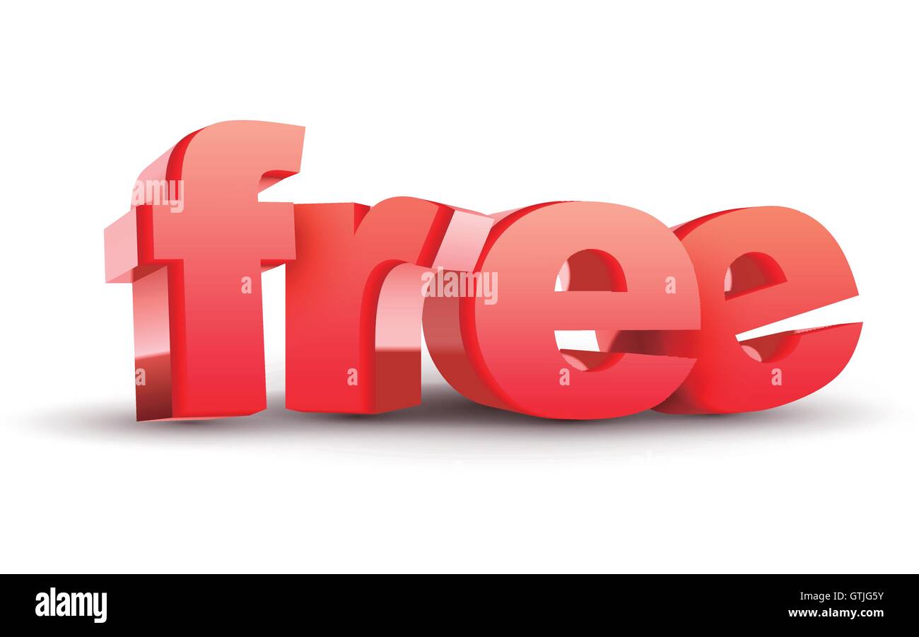3d text FREE Stock Vector Image & Art - Alamy