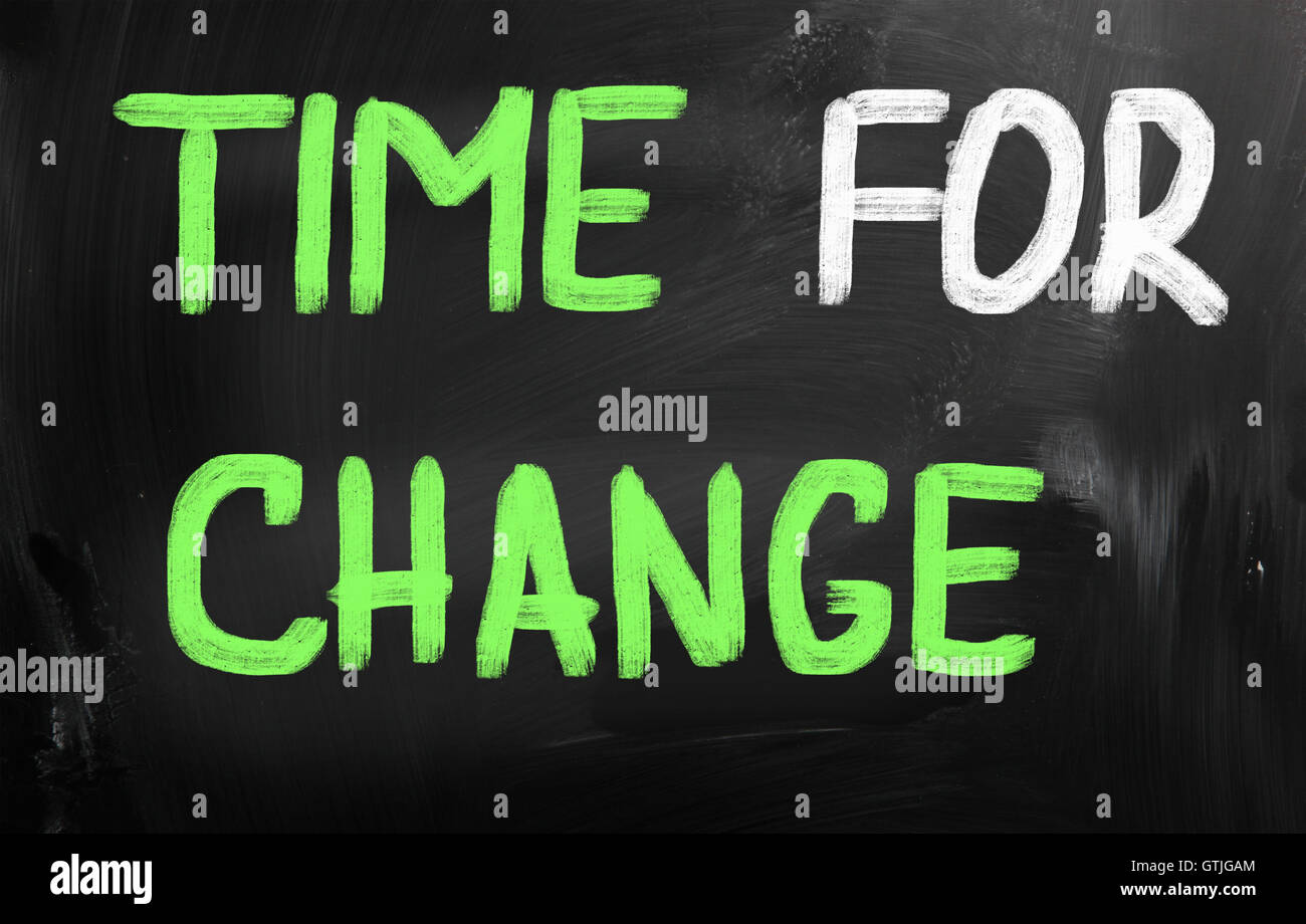 Time for Change concept Stock Photo - Alamy
