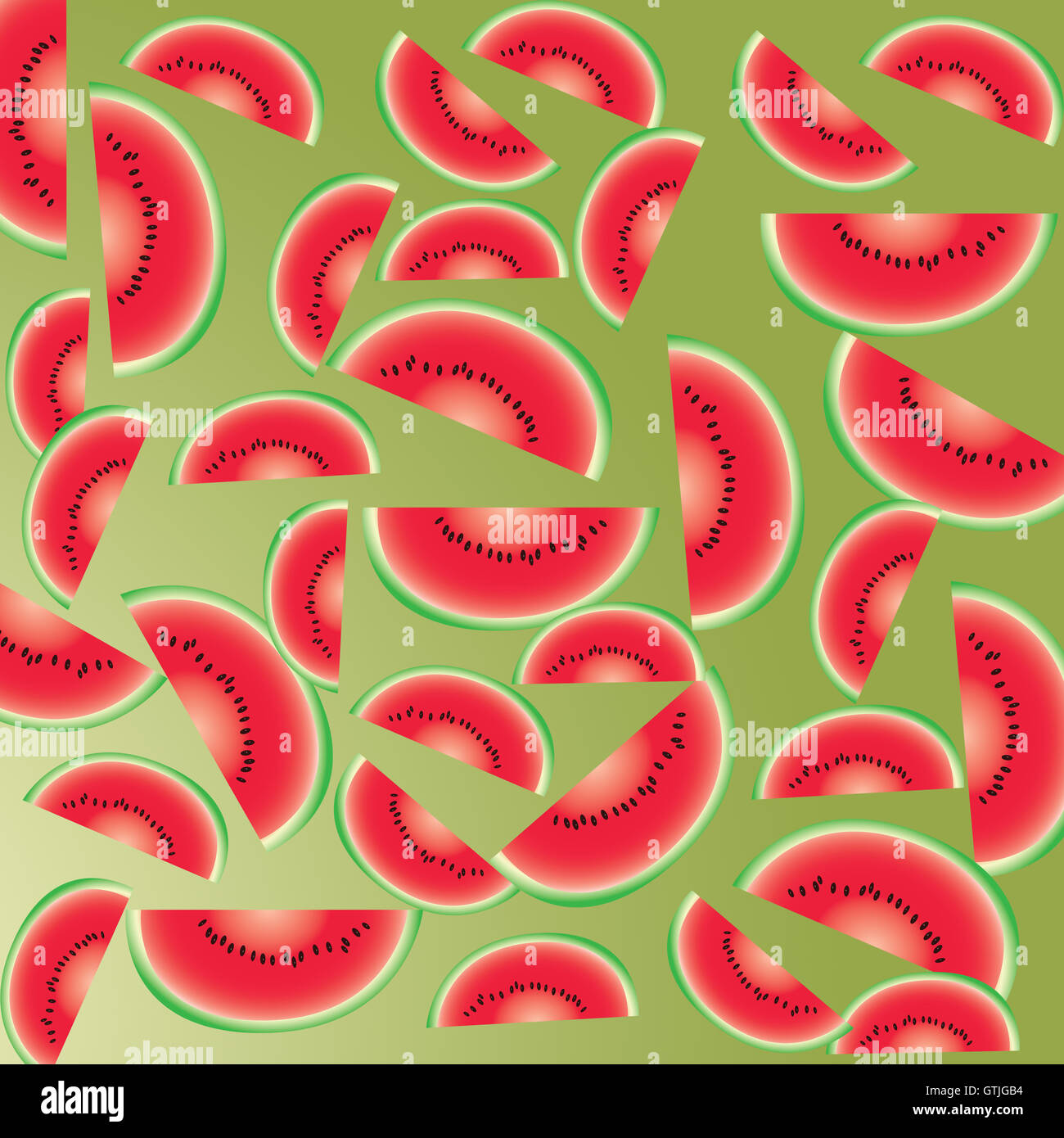 Watermelon line art hi-res stock photography and images - Alamy