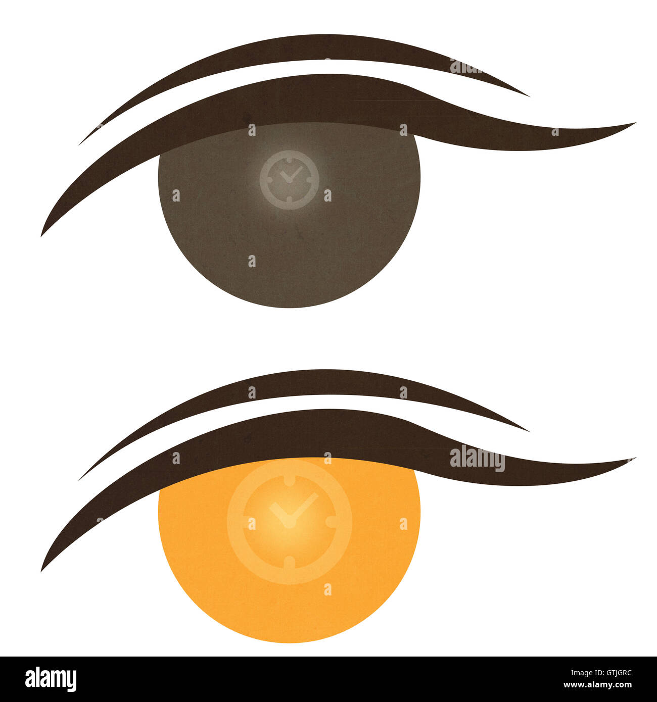 Eye clock hi-res stock photography and images - Alamy