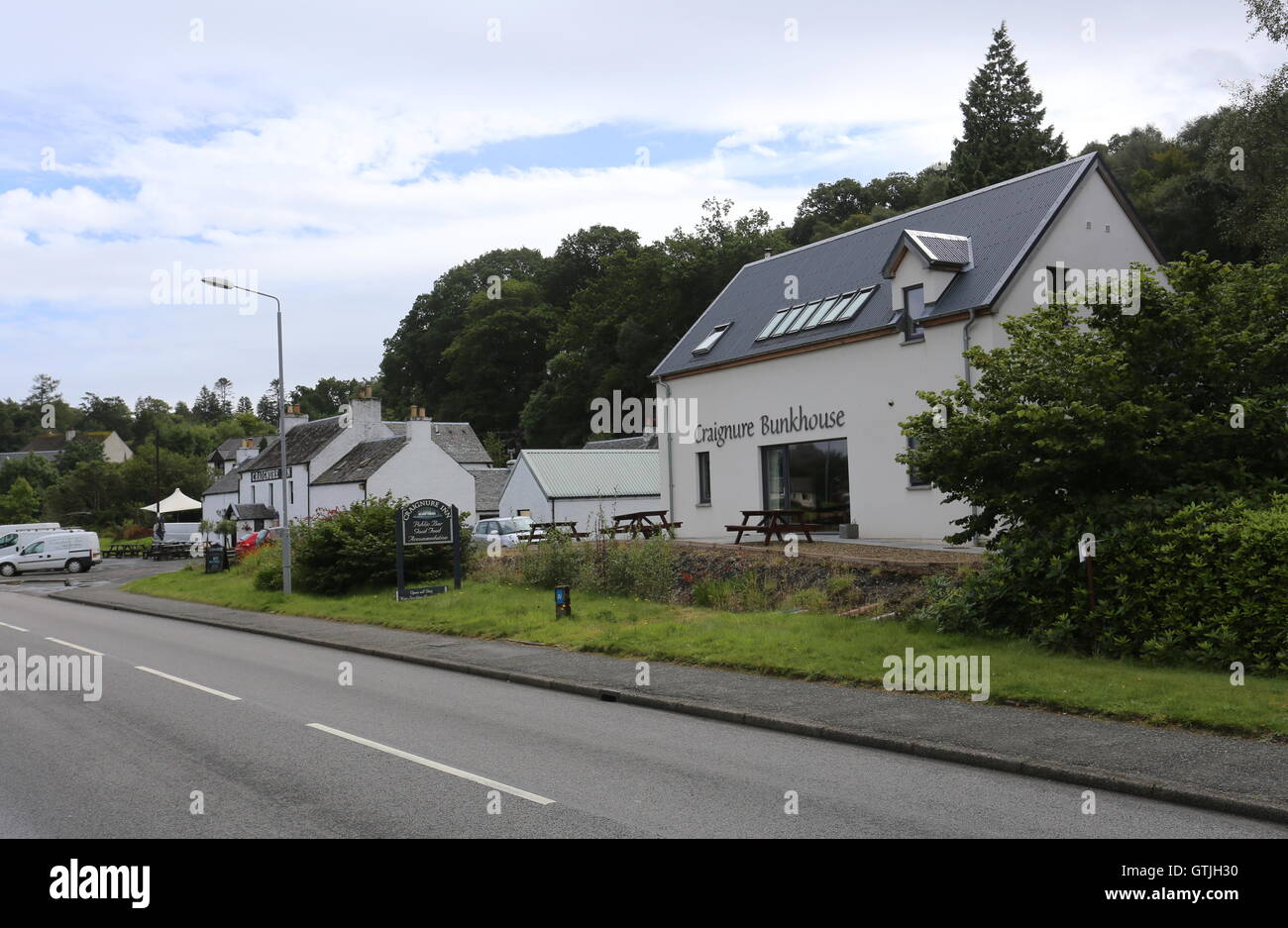 Craignure bunkhouse and inn Isle of Mull Scotland September 2016 Stock ...