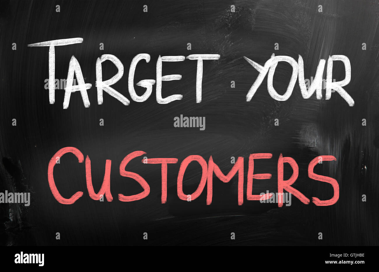 Target your customers Stock Photo - Alamy
