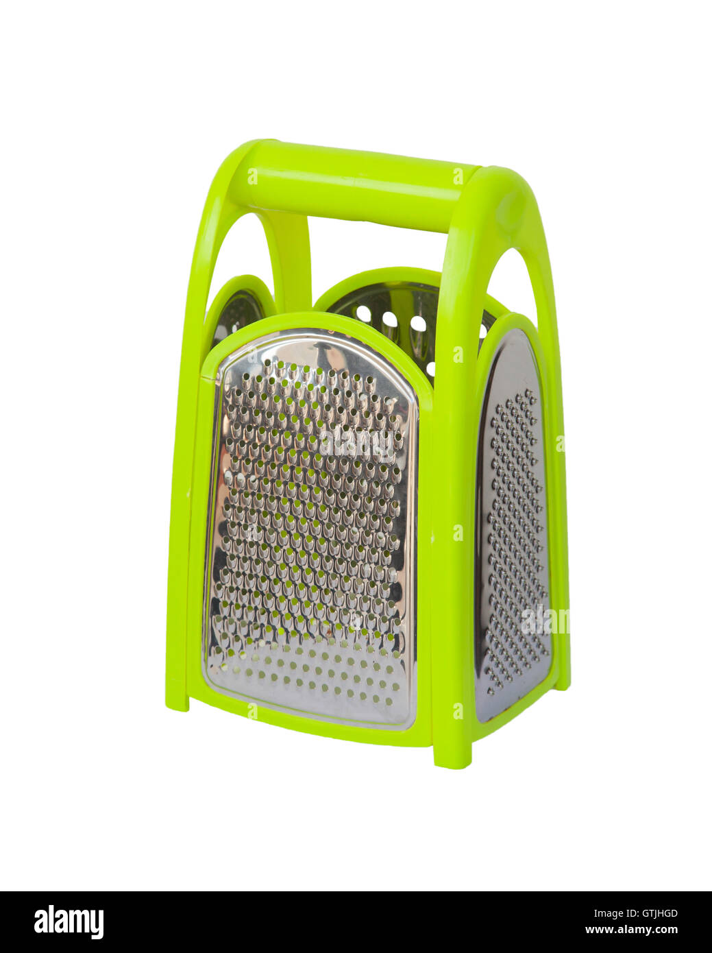 Green plastic grater Stock Photo - Alamy