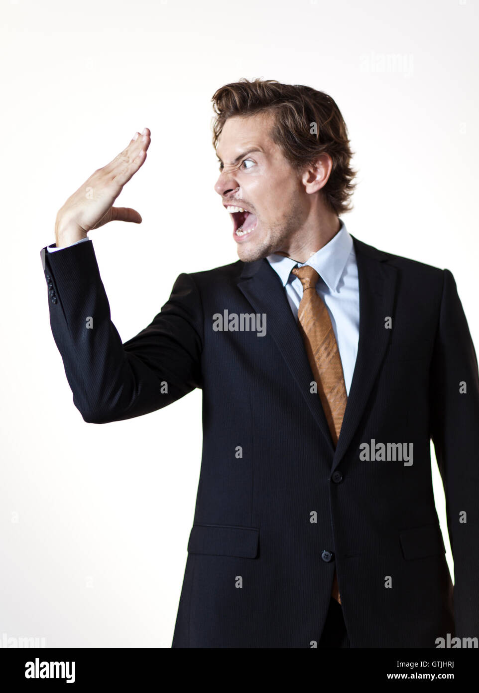 Talking hand hi-res stock photography and images - Alamy