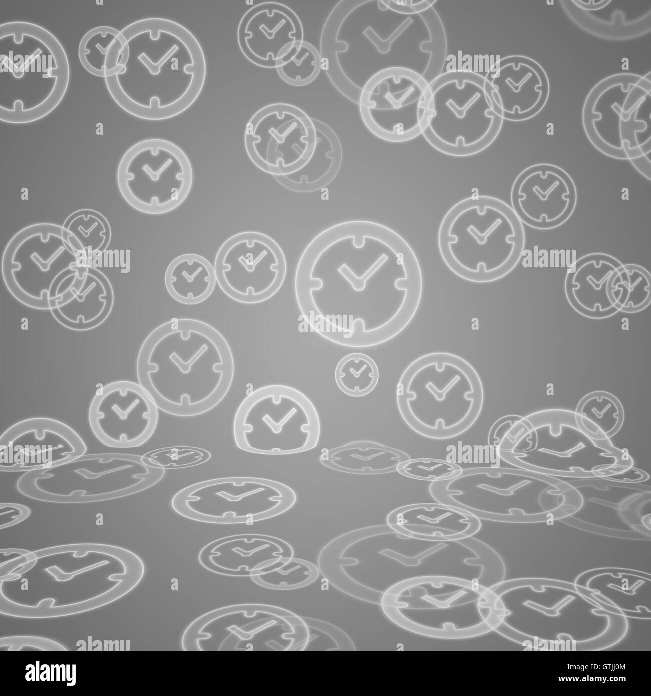 Clock button on a touch screen interface Stock Photo - Alamy