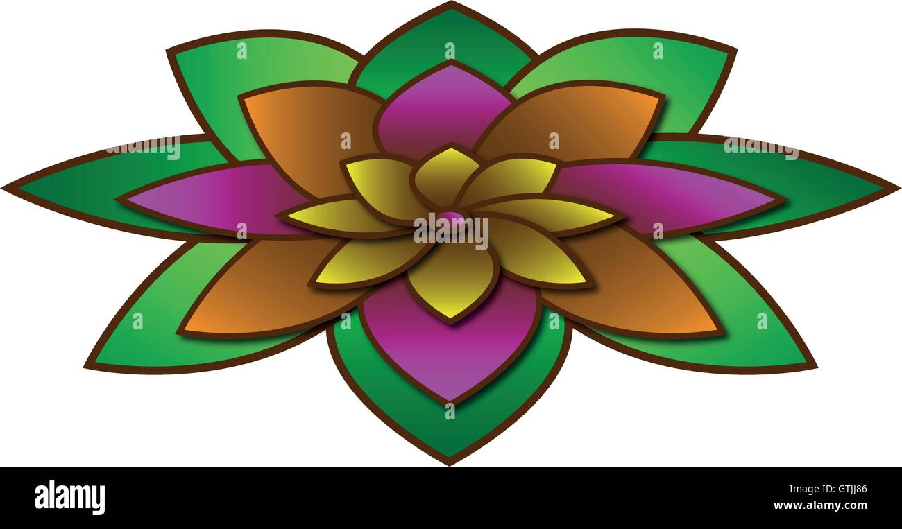 Flower pattern vector Stock Vector Image & Art - Alamy