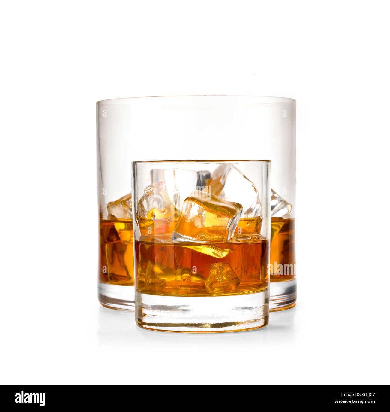 two glass whiskey Stock Photo - Alamy