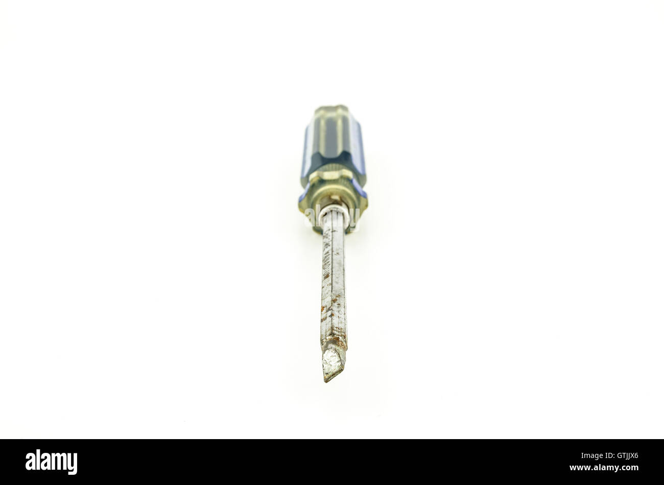 blue Screwdriver isolated on white background Stock Photo - Alamy