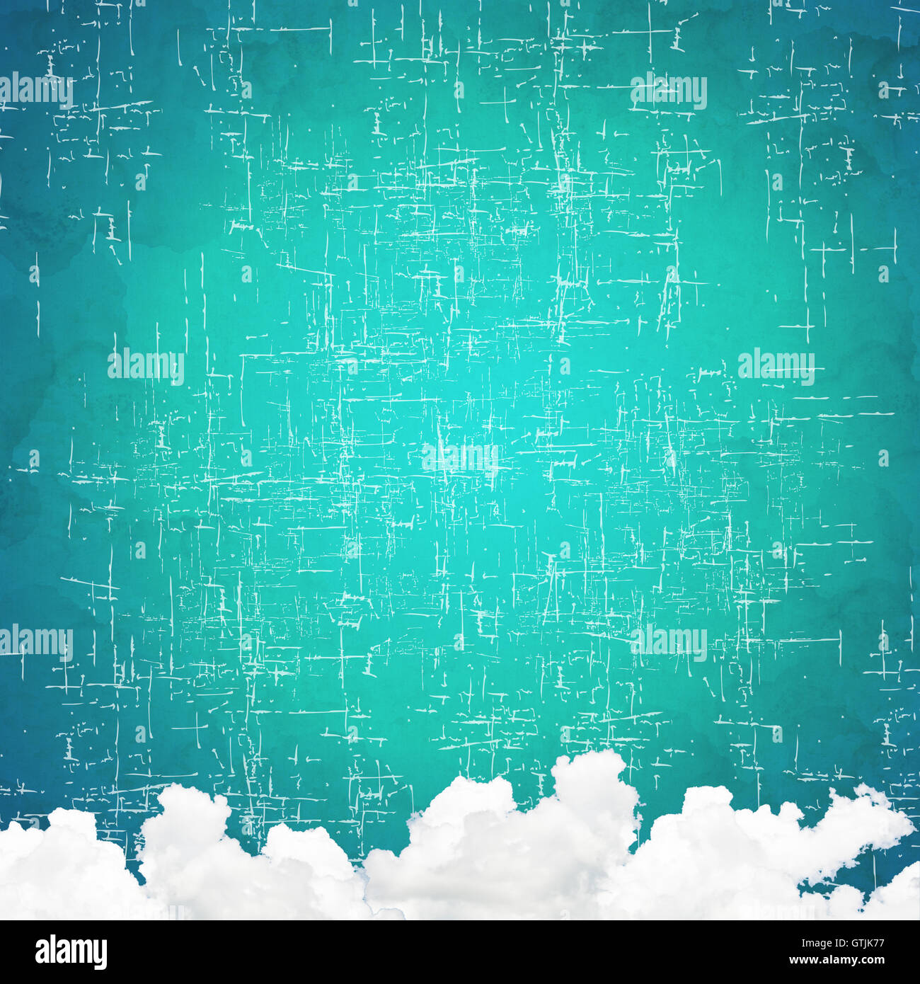 Cloud on old paper background and pattern Stock Photo - Alamy