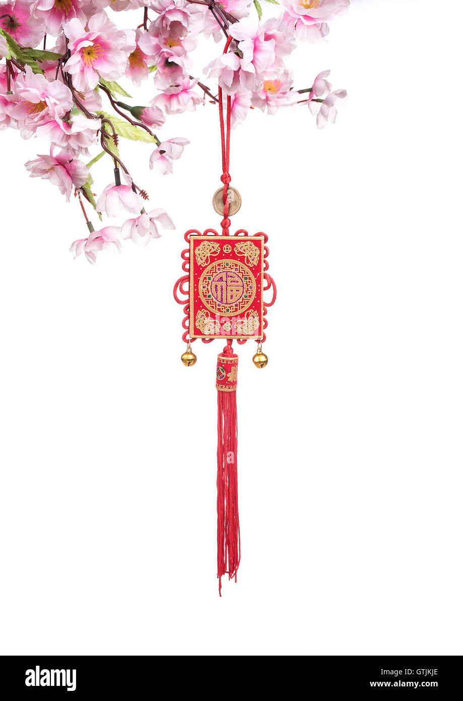 Traditional chinese knot,mean good bless Stock Photo - Alamy