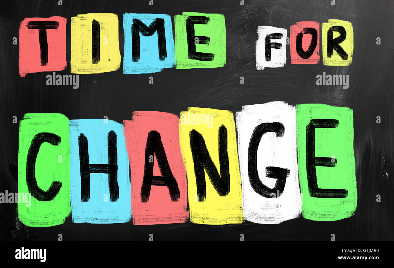 Time for Change concept Stock Photo - Alamy