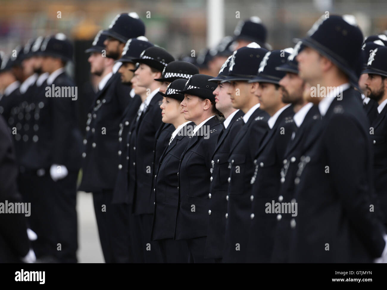 New recruits take part in the Metropolitan Police Service's first ...