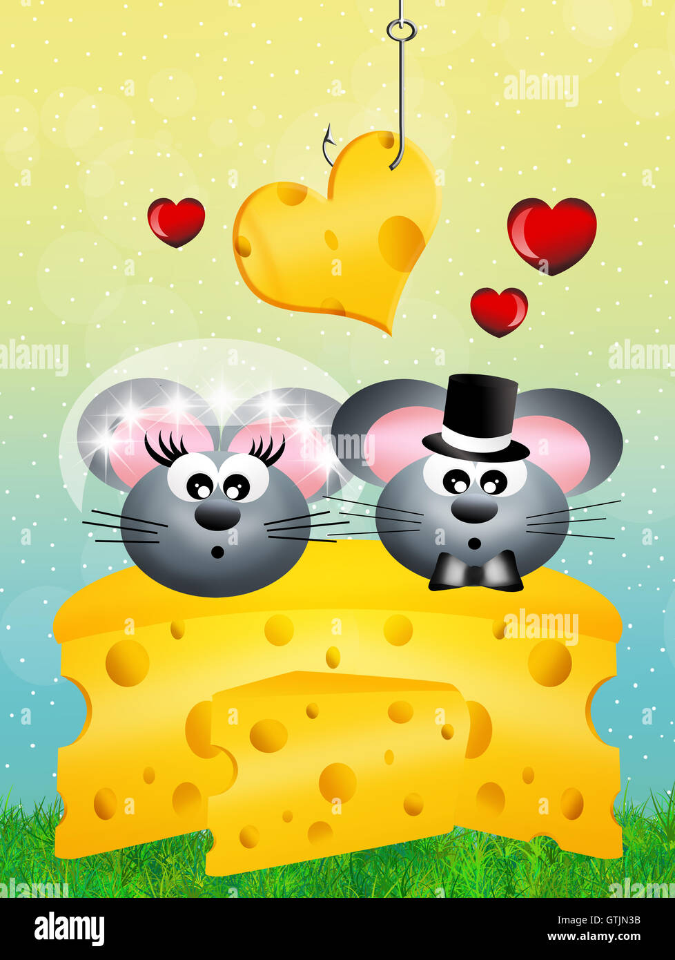 mice in love Stock Photo - Alamy