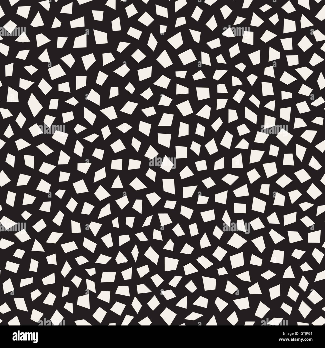 Vector Seamless Black and White Scattered Rectangles Pattern Stock ...