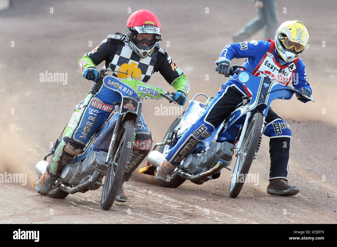 Heat 10: Evans (red) and Atkin - Hackney Hawks vs Stoke Potters ...