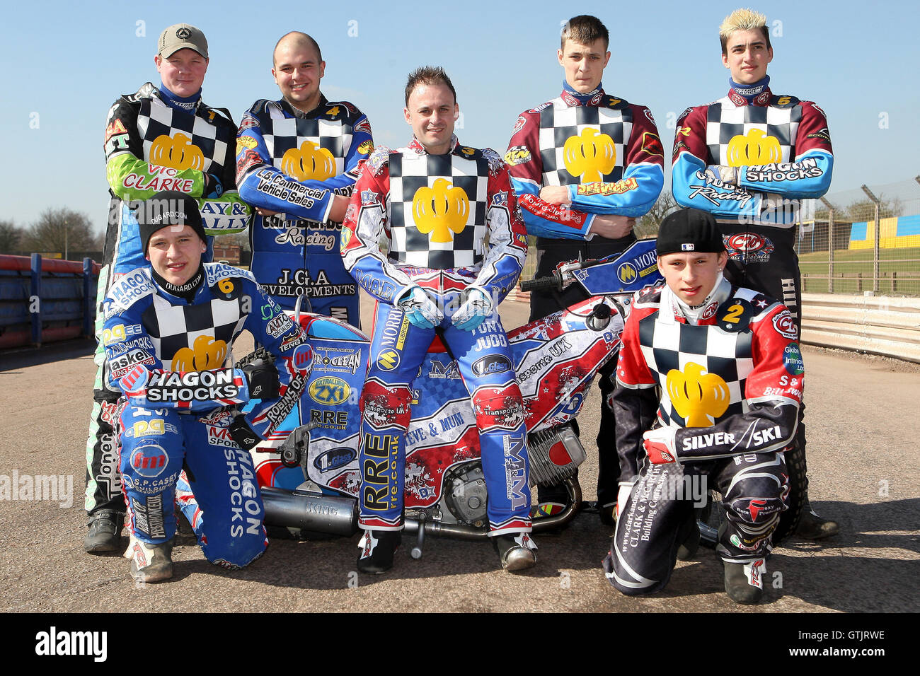 Hackney Hawks riders line up for a team photo - Hackney Hawks Speedway ...