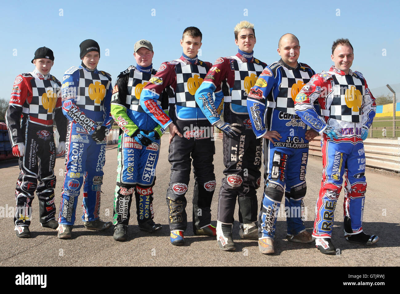 Hackney Hawks riders line up for a team photo - Hackney Hawks Speedway ...