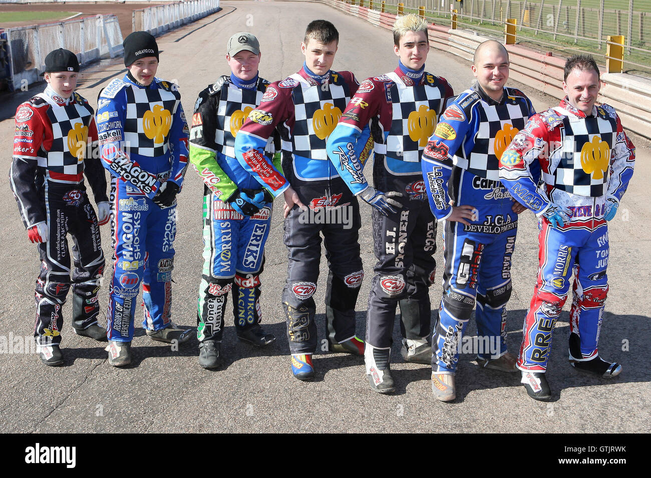 Hackney Hawks riders line up for a team photo - Hackney Hawks Speedway ...