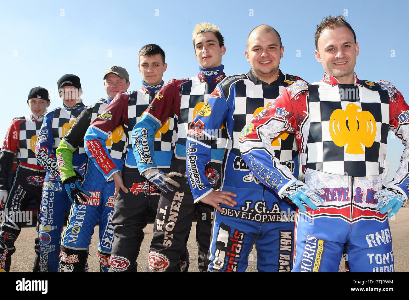 Hackney Hawks riders line up for a team photo - Hackney Hawks Speedway ...