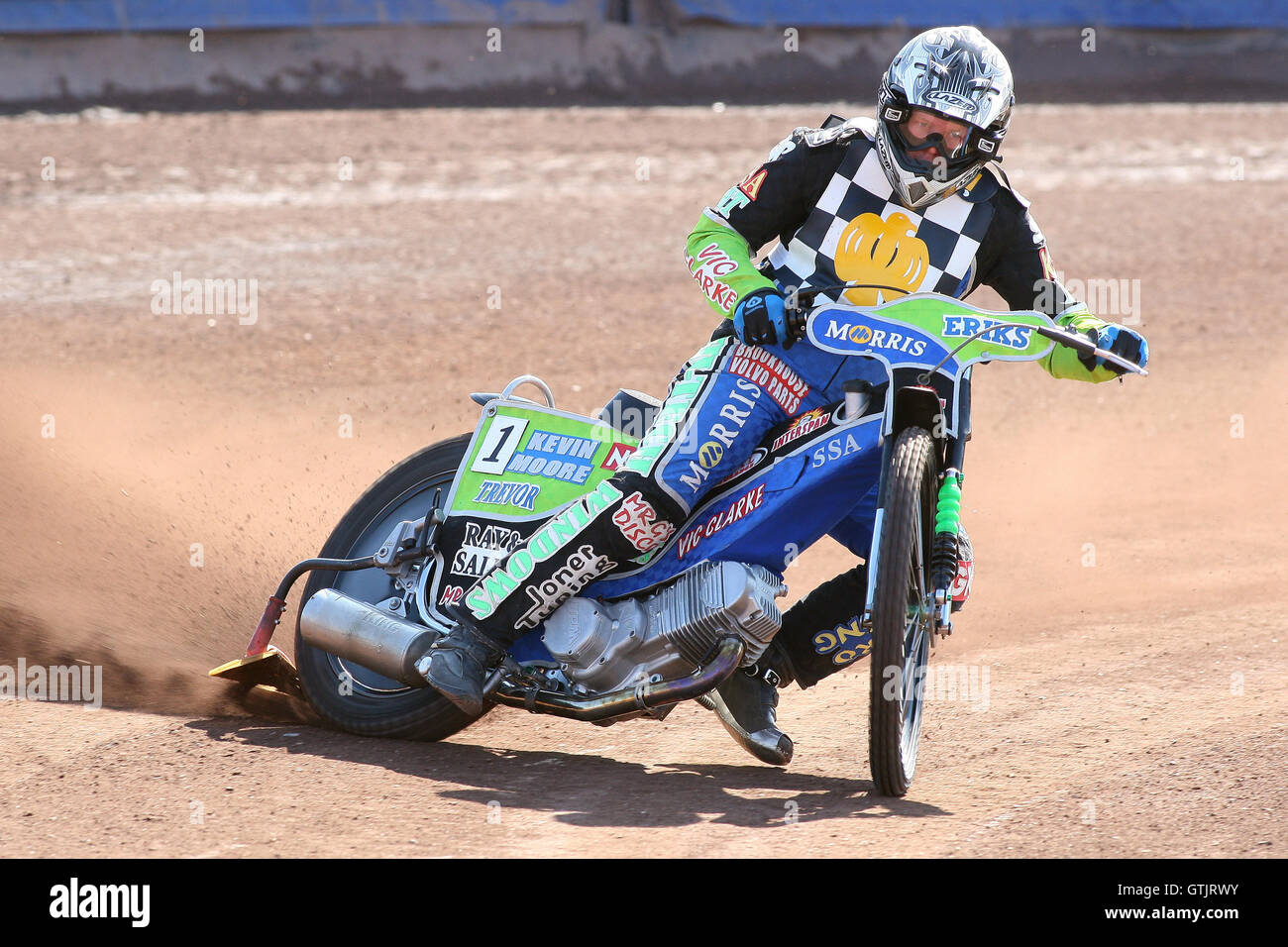 Barrie Evans of Hackney Hawks in riding action - Hackney Hawks Speedway ...